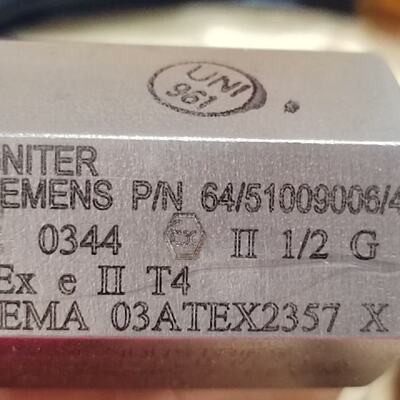 议价议价：：西门子64/51009006/4，03ATEX2357