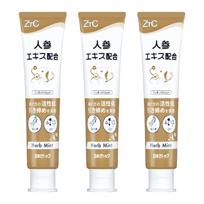 泽托克新鲜萃取人参健龈牙膏