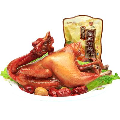 藤桥牌浙江特产藤桥风味熏鸡温州特色小吃 净含量450g