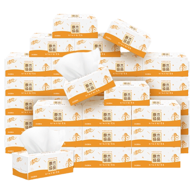 清风就你棉柔抽纸320张20包纸巾