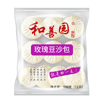 和善园多种口味包子组合960g