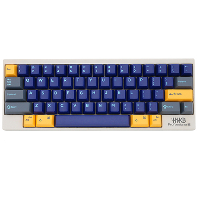 domikey HHKB PRO2 TYPES 静电容键盘专用灰白 蓝黄 灰橙彩色键帽