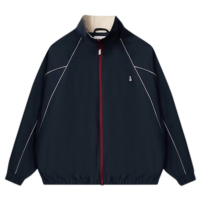 roaringwild撞色结构线夹克外套