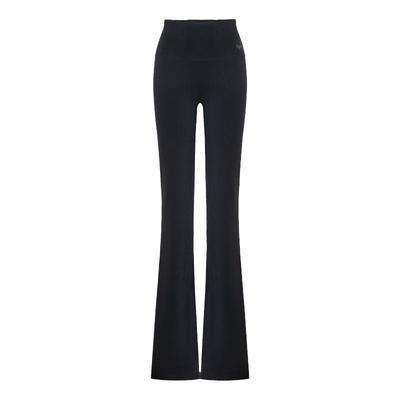 荷家严选hply荷比俪新款女透气舒适弹性喇叭裤瑜伽长裤