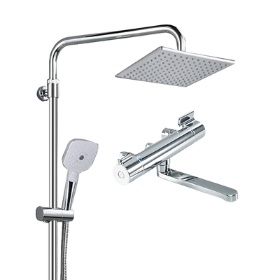 TOTO恒温水龙头TBV03427日本进口壁挂式手持淋浴花洒升降杆(05-C)