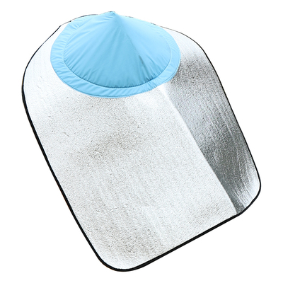 新款遮阳防晒斗笠帽干农活披风