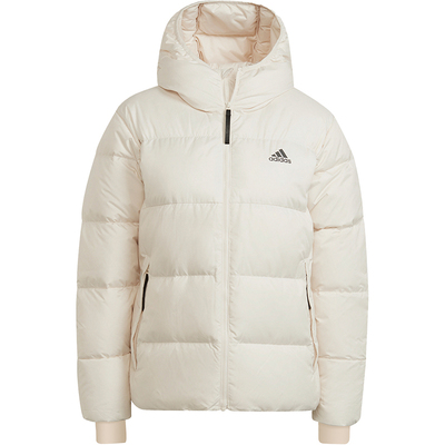 阿迪达斯女士连帽保暖羽绒服