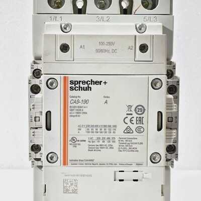 SPRECHERSCHUHCA9190接触器190A100250V交流电直流线圈3杆系列A
