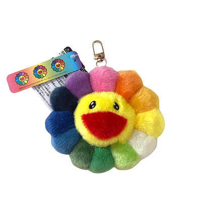 村上隆太阳花毛绒挂件合金扣