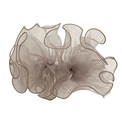 6.28韩国nyunyu发饰波浪裙摆纱纱设计感弹簧夹