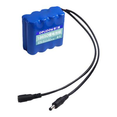 德力普18650锂电池组7.4v强光山