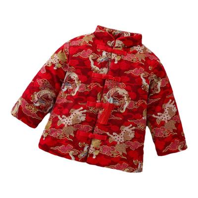 纯棉花冬加厚棉衣新中式国风棉袄