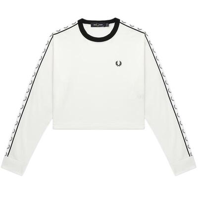 FREDPERRY短款长袖T恤青春活力