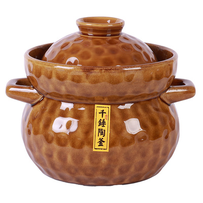 陶煲王复古窑变釉明火砂锅煲