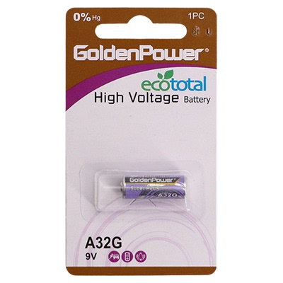 GoldenPower正品金力A32G特种电池9V点火器汽车遥控器钥匙2粒包邮