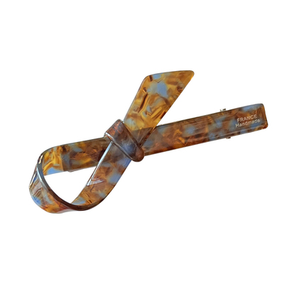 法式蝴蝶结鸭嘴夹边夹