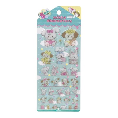 超可爱mikko立体滴胶贴纸opanchu手帐素材手机壳行李箱装饰贴纸