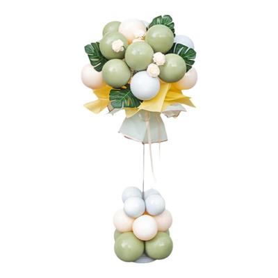 新年春节开业气球花篮立柱拱门商场门店周年庆汽车4s店装饰布置品