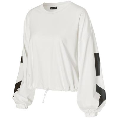 后背印字圆领卫衣时尚韩版