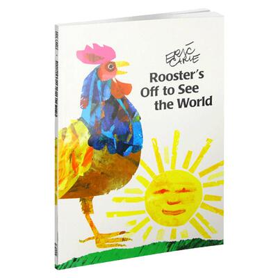 大公鸡看世界 Rooster's Off to See the World 英文原版 公鸡看天下 Eric Carle 艾瑞卡尔 数数启蒙绘本 儿童英语认知书籍