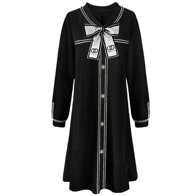 孕妈高级穿搭外出哺乳连衣裙套装