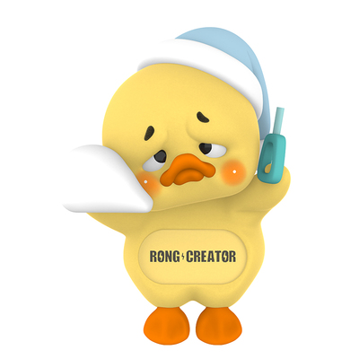 【1983】烦人鸭状态显示鸭趴趴系列盲盒潮流玩具摆件可爱公仔新品