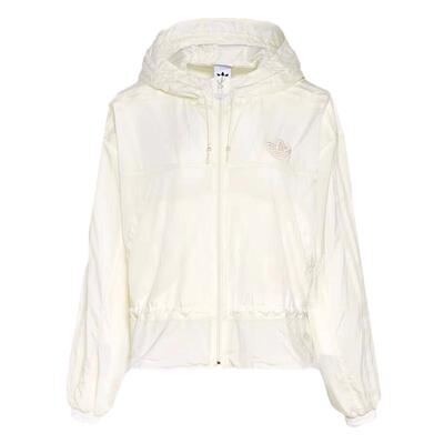 Adidas阿迪达斯女装2026春季新款PEARL WINDBREAK连帽外套KS2875