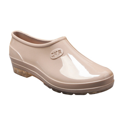 时尚防水雨靴雨鞋女成人胶鞋套鞋低帮厨房洗车工作防滑短筒水鞋夏