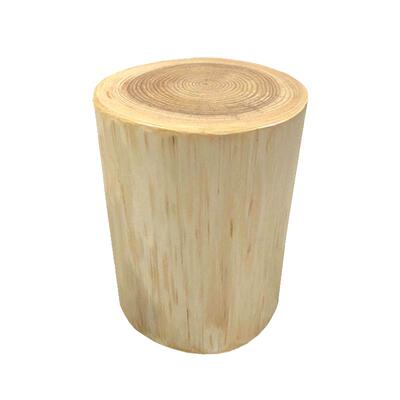 北欧风简约床头柜木墩