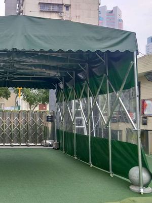 ft推拉雨棚冬季帐篷围四角布摆摊伞防水挡风用户加厚外透明保暖