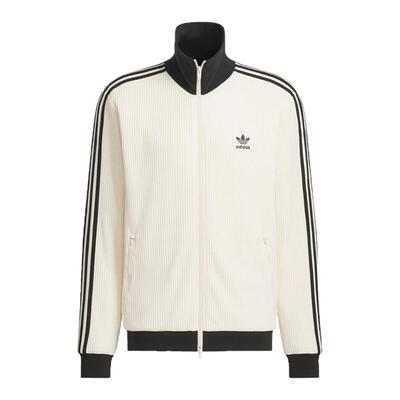 adidas阿迪达斯WAFFLE BBTT三叶草华夫格针织立领夹克外套JW0109