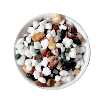 纯天然彩石多肉盆栽铺面鱼缸垫底