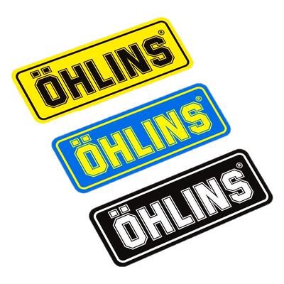 贴花避震器贴反光奥林斯个性Ohlins贴纸摩托车贴防水