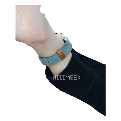 HIIIMEEX细款铆钉牛仔表带小众