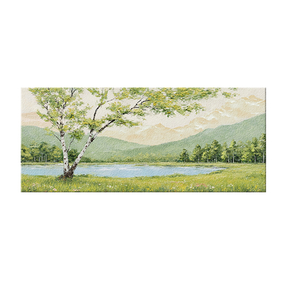 清新树木画客厅装饰画