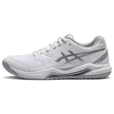 Asics Gel-Dedicate 8 舒适百搭 低帮 网球鞋 男女同款 银灰色