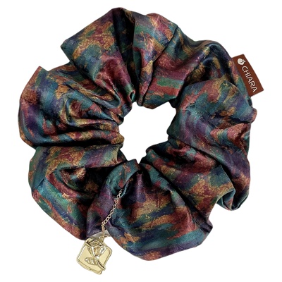 桃子柚敦煌油画复古大肠圈发圈