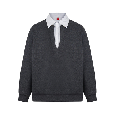 复古休闲高级感廓形空气棉套装