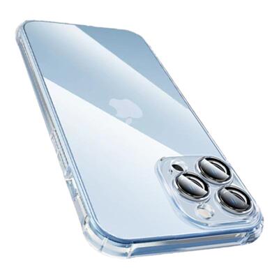 四角防摔TPU气囊苹果全透明14Pro