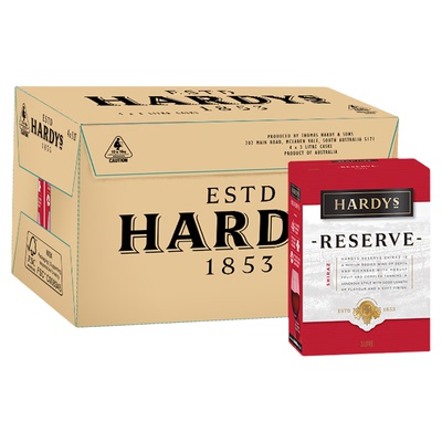 整箱澳洲夏迪珍藏西拉红葡萄酒3L