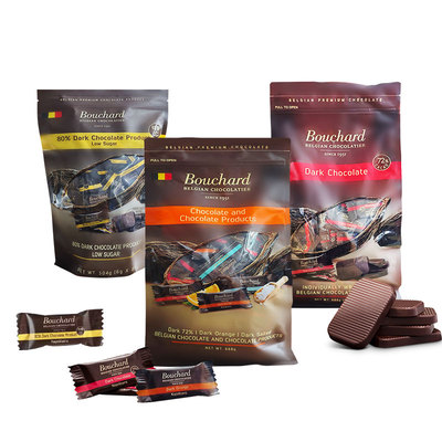 比利时Bouchard低糖海盐黑巧克力
