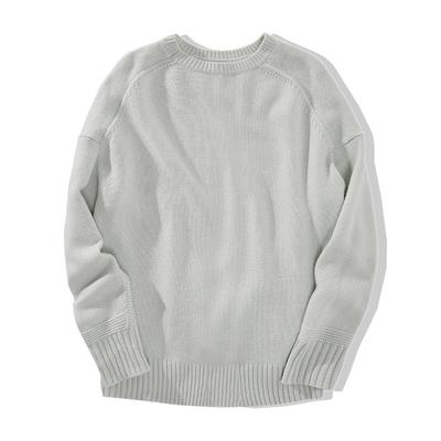 羊毛羊绒混圆领针织毛衣商场同款