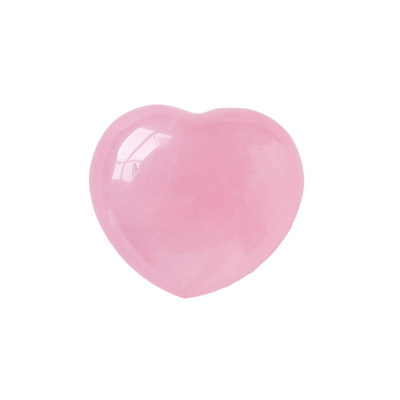 爱心把玩无孔时尚风项链芙蓉石