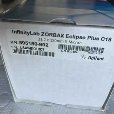 议价安捷伦595150-902 Eclipse Plus C18制备色谱柱21.2 x 150mm5