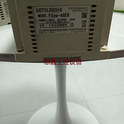 三菱FX2N48ER可编程控制器日本原装工程剩余外观