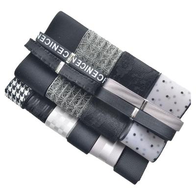 黑灰小香风发饰材料包套餐