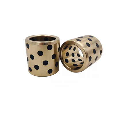 JDB内径4-16MM石墨铜套自润滑轴承无油衬套MPBZ高力黄铜耐磨导套