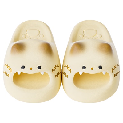 夏季情侣厚底防滑小猫爪凉拖鞋