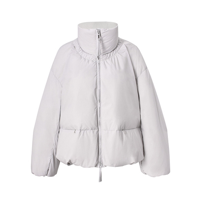 洋气新店REDMEMORY好温暖 乖到不行 泡芙小奶包立领花苞羽绒服