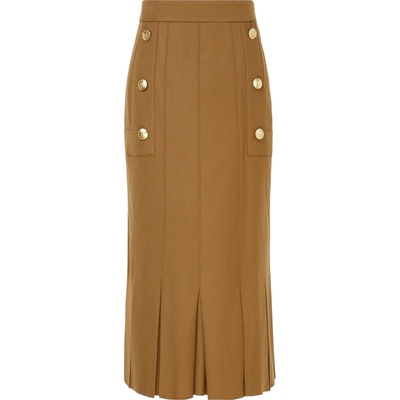 LOW CLASSIC 春夏女羊毛中长半身裙